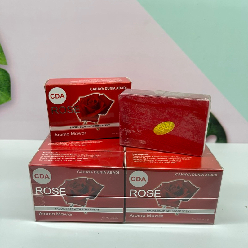 Jual SABUN WAJAH BATANG ROSE CDA BPOM 60g ( ECER ) | Shopee Indonesia
