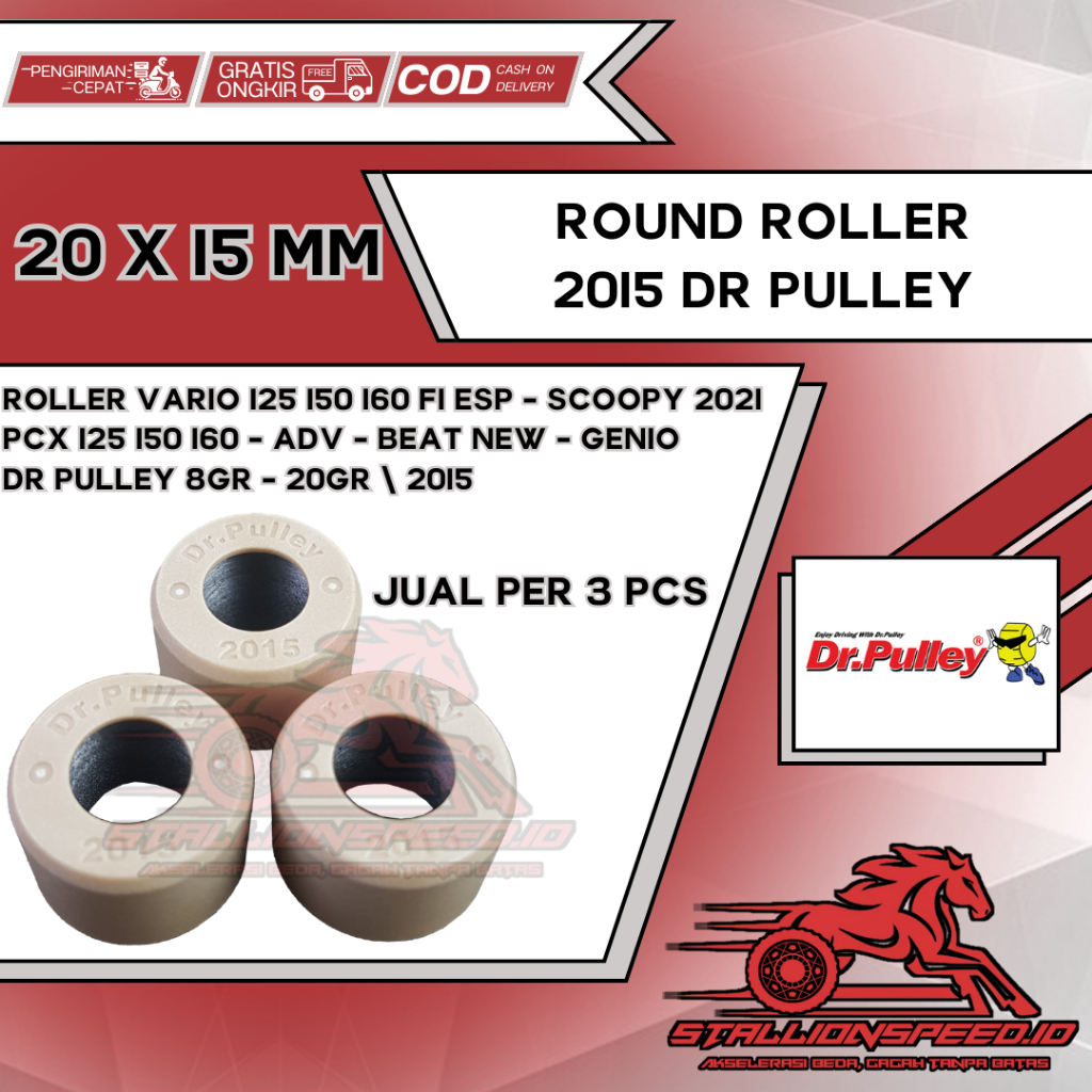 Jual Roller PCX ADV Vario 125 150 160 ESP Fi Beat New Deluxe 2020 ...