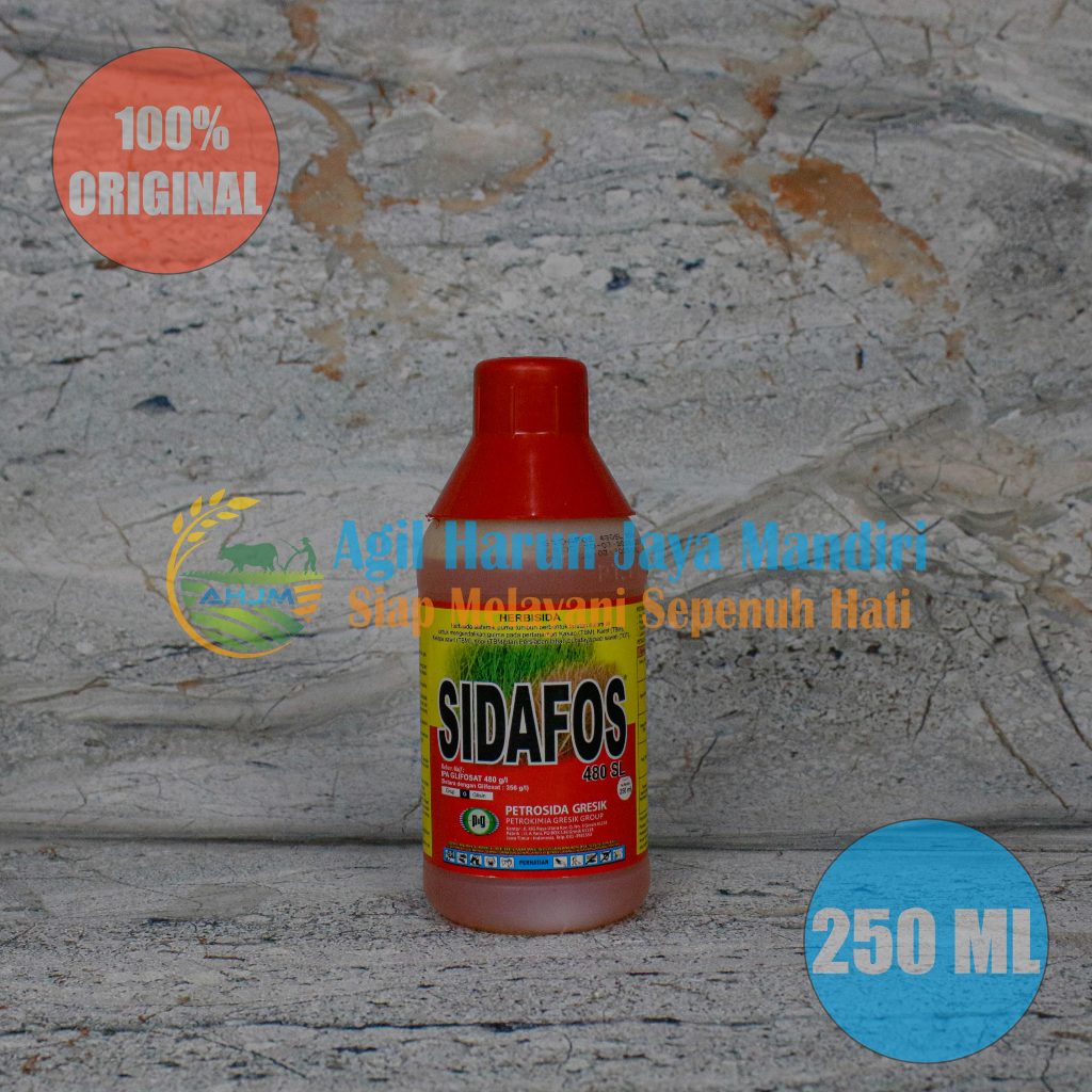 Jual SIDAFOS 480 SL 250 ML Herbisida Sistemik Obat Pembasmi Rumput Liar ...