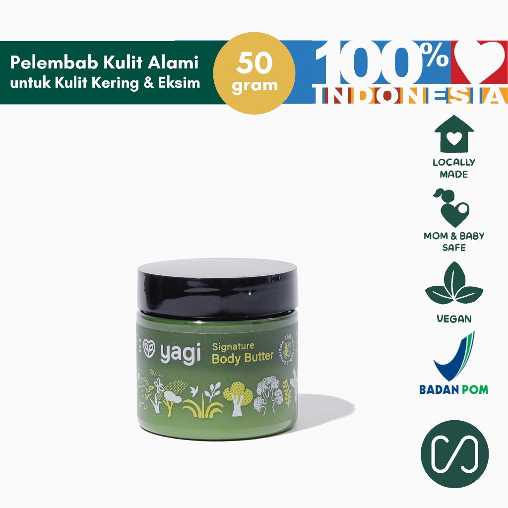 Jual Yagi Forest Skincare Signature Body Butter 50gr - Pelembab Kulit Alami | Shopee Indonesia
