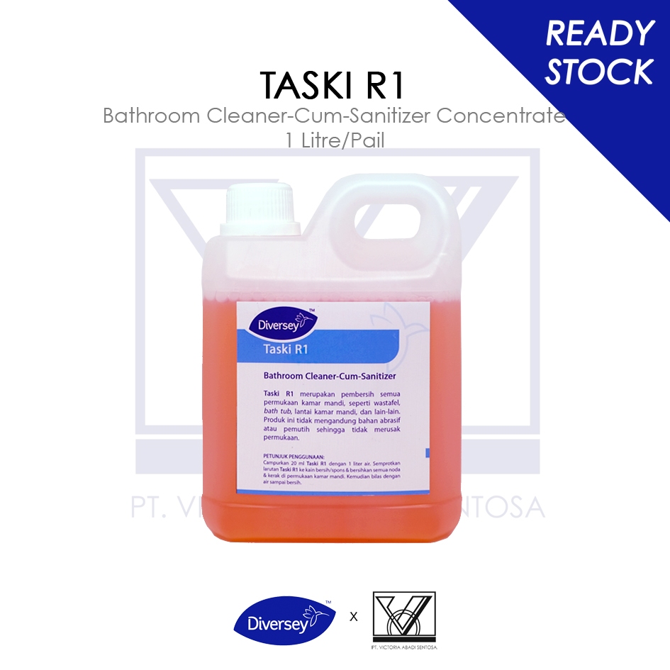 Jual [Sample Pack - 1 L] Diversey TASKI R1 - Cleaner-Cum-Sanitizer ...