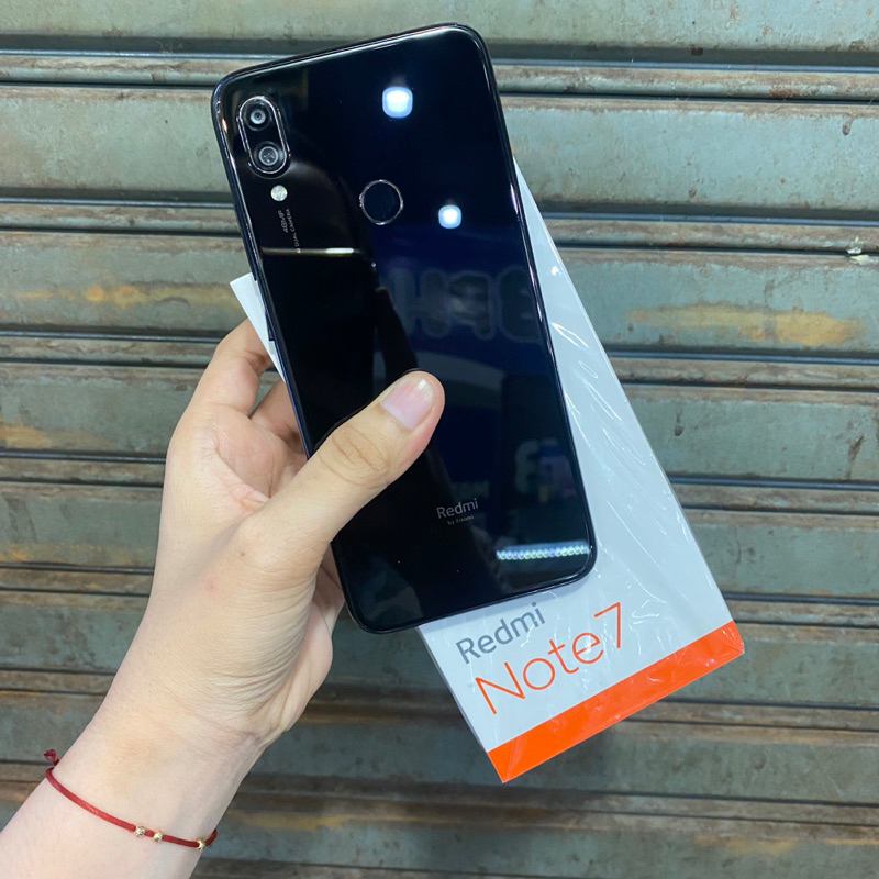 Jual Redmi note 7 4/64gb second bekas pakai normal fullset original ...