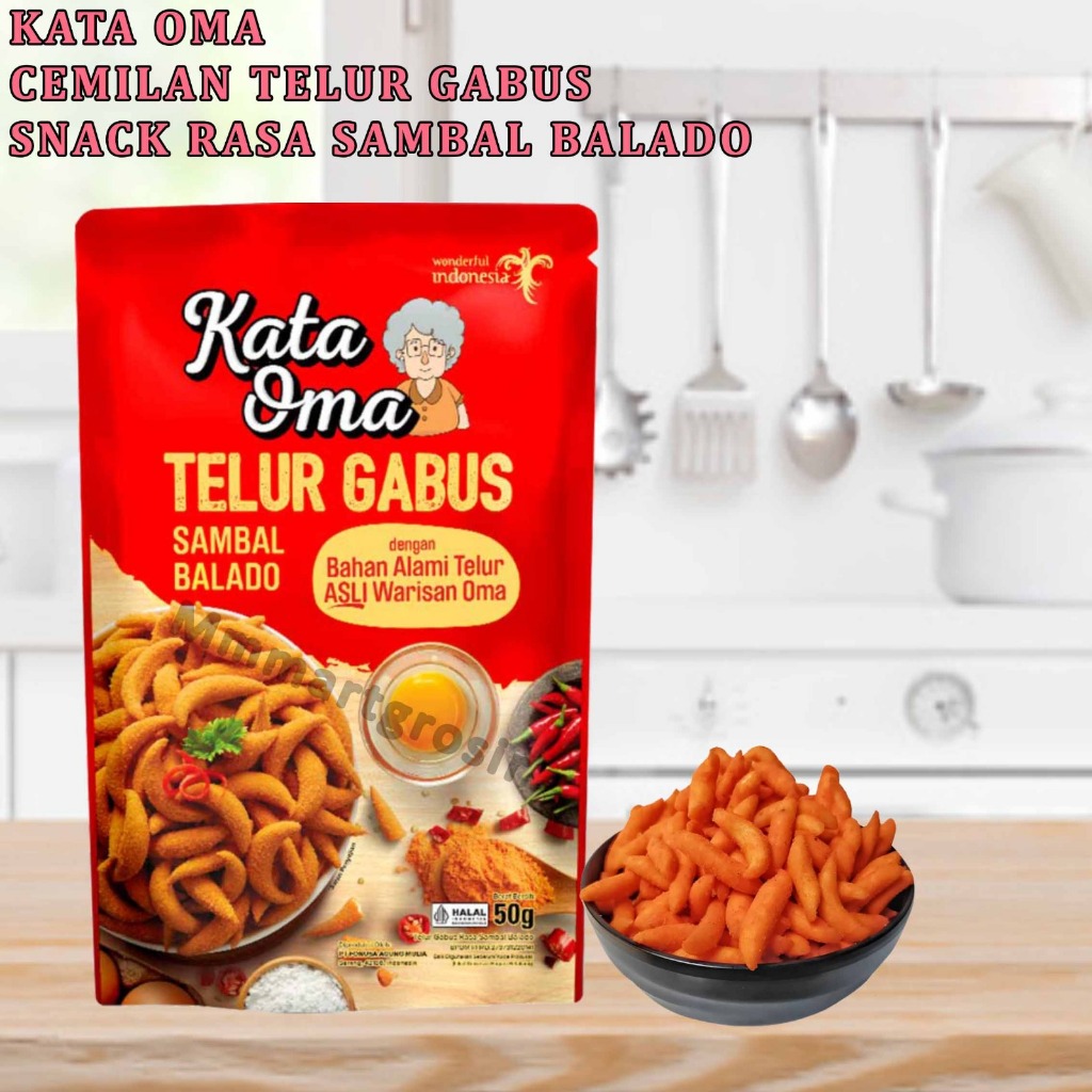 Jual Kata Oma / Snack Telur Gabus / Telur Gabus Rasa Sambal Balado ...