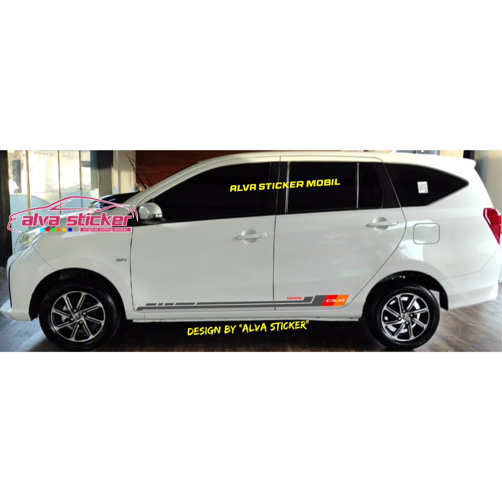 Jual sticker calya stiker calya list cutting minimalist body mobil ...