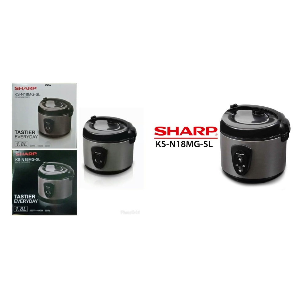 Jual SHARP Rice Cooker KS N18MG SL 1.8 L | Shopee Indonesia