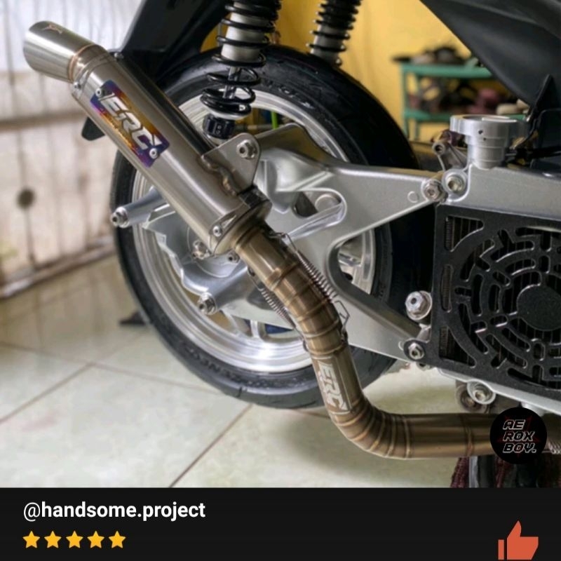 Jual (FULLSET AEROX NMAX PNP ARM) NON SAMLONG ERC KNALPOT RACING NON ...