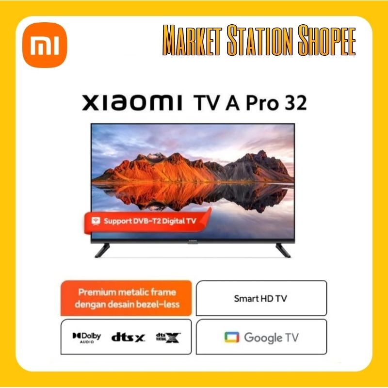 Jual Smart TV Xiaomi Mi TV A Pro 32 Inch Digital Google TV Android 11 ...