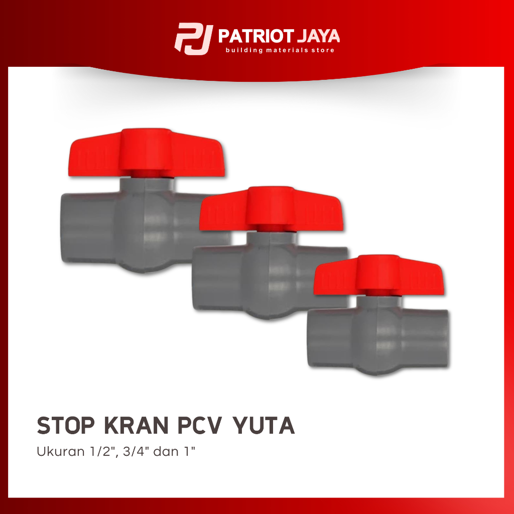 Jual Stop Kran Pipa BVOP PVC Yuta | Shopee Indonesia