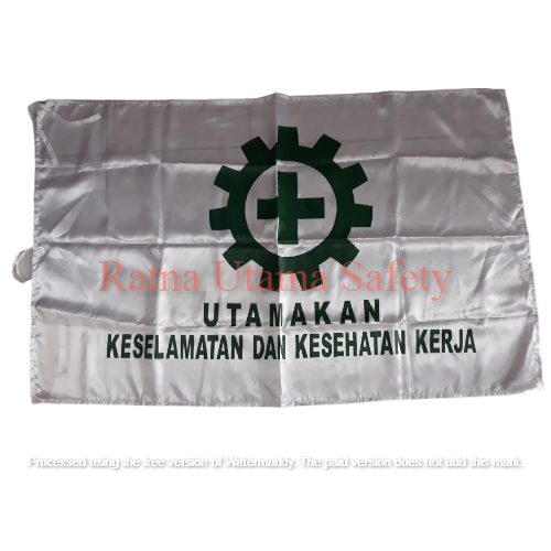Jual Bendera K3 (Keselamatan Dan Kesehatan Kerja) Ukuran 90 X 135 Cm ...