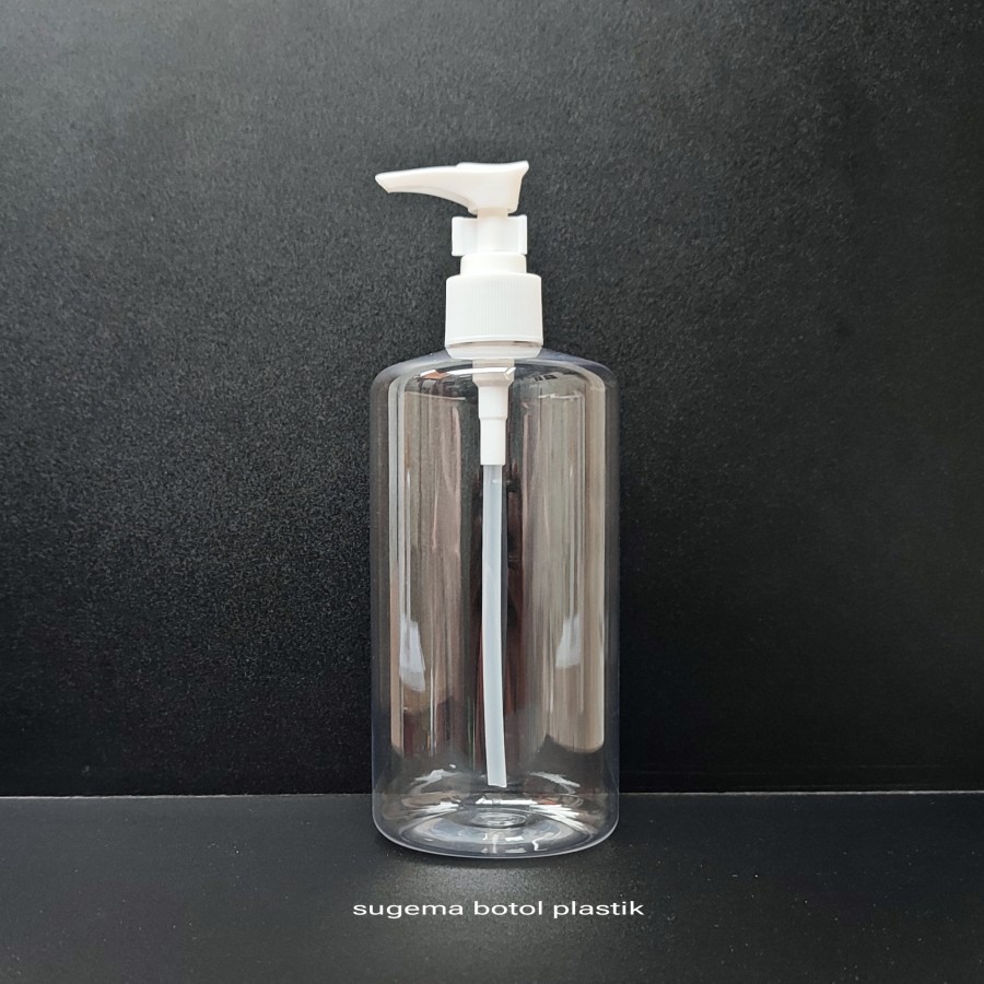 Jual Botol Sabun 500ml Pet Plastik Bening / Botol Pump 500 Ml Pump Clip Lock Plastik Tebal ...