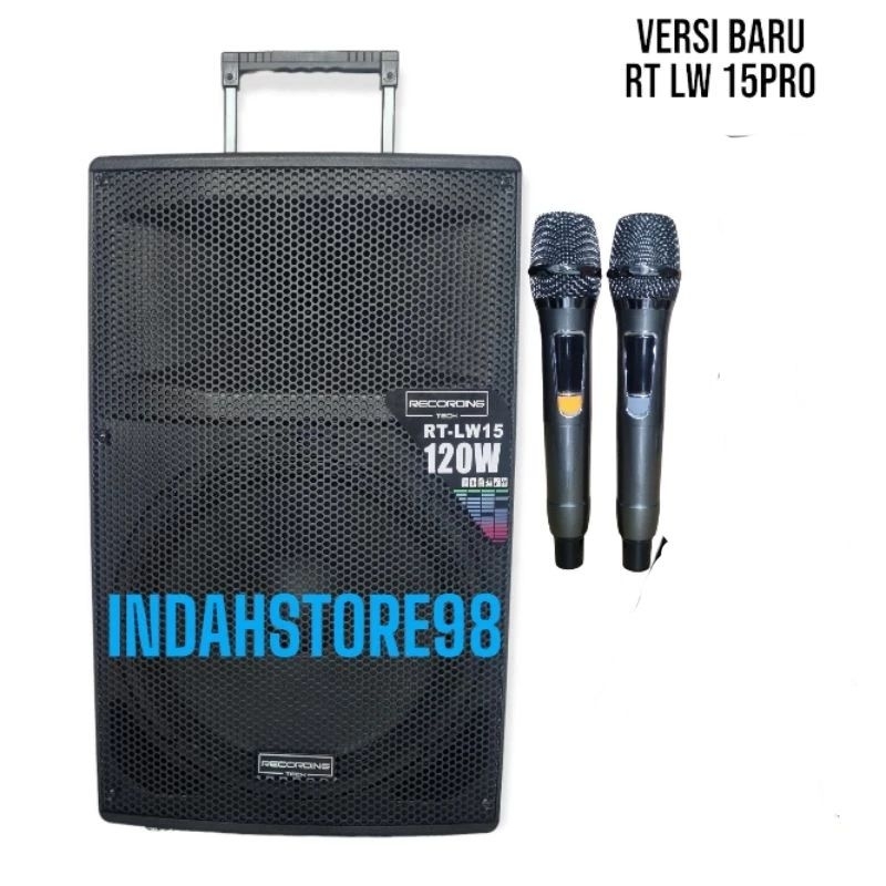 Jual Speaker Portable 15 inch Recording Tech RT LW 15 PRO Bluetooth ...