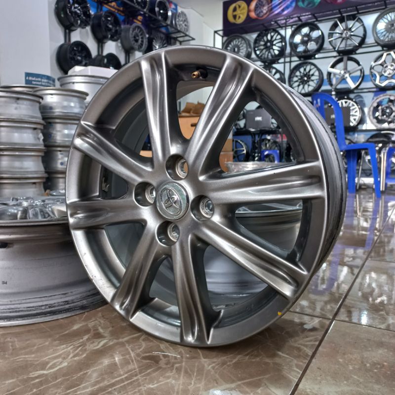 Jual VELG MOBIL BEKAS STANDAR TOYOTA YARIS TRD R16 PCD 4X100 VELG ONLY | Shopee Indonesia