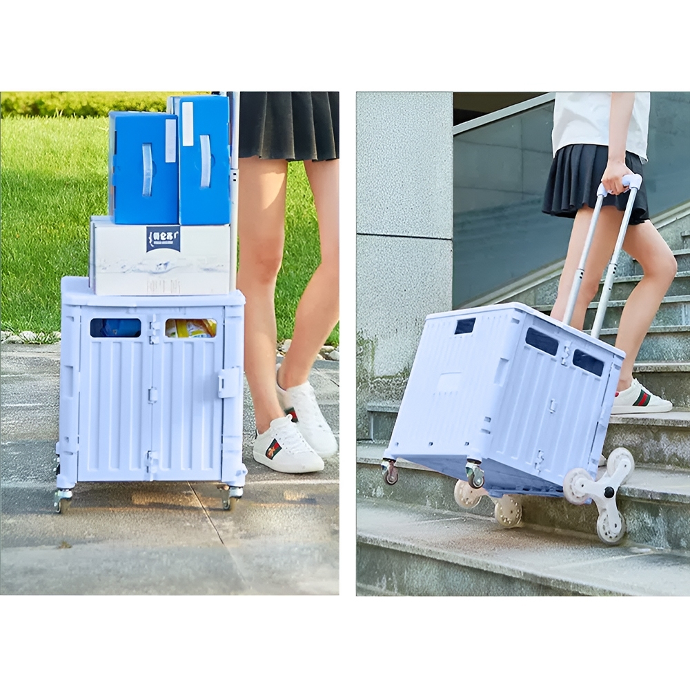 Jual LGC-8 Folded Shopping Trolley Troli Serbaguna Troli Belanja ...