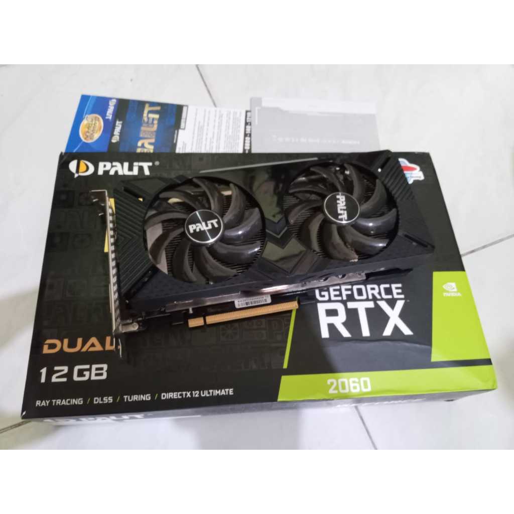 Jual VGA PALIT RTX 2060 12GB Gddr6 Garansi resmi sd 5 2025 | Shopee ...
