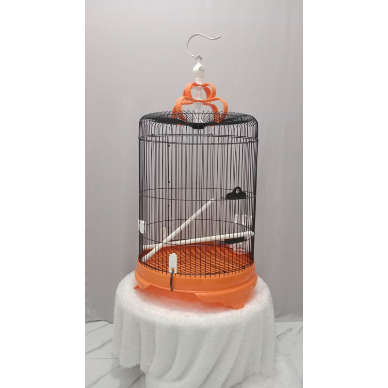 Jual Sangkar Bulat Besi JUMBO Diameter 46 cm Batman Import Kandang Besi ...
