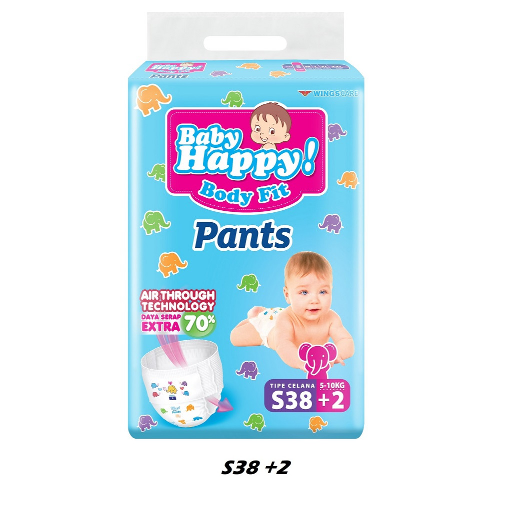 Jual BABY HAPPY PANTS [S38 / L28 / M32 / XL26 / XXL24] | Shopee Indonesia