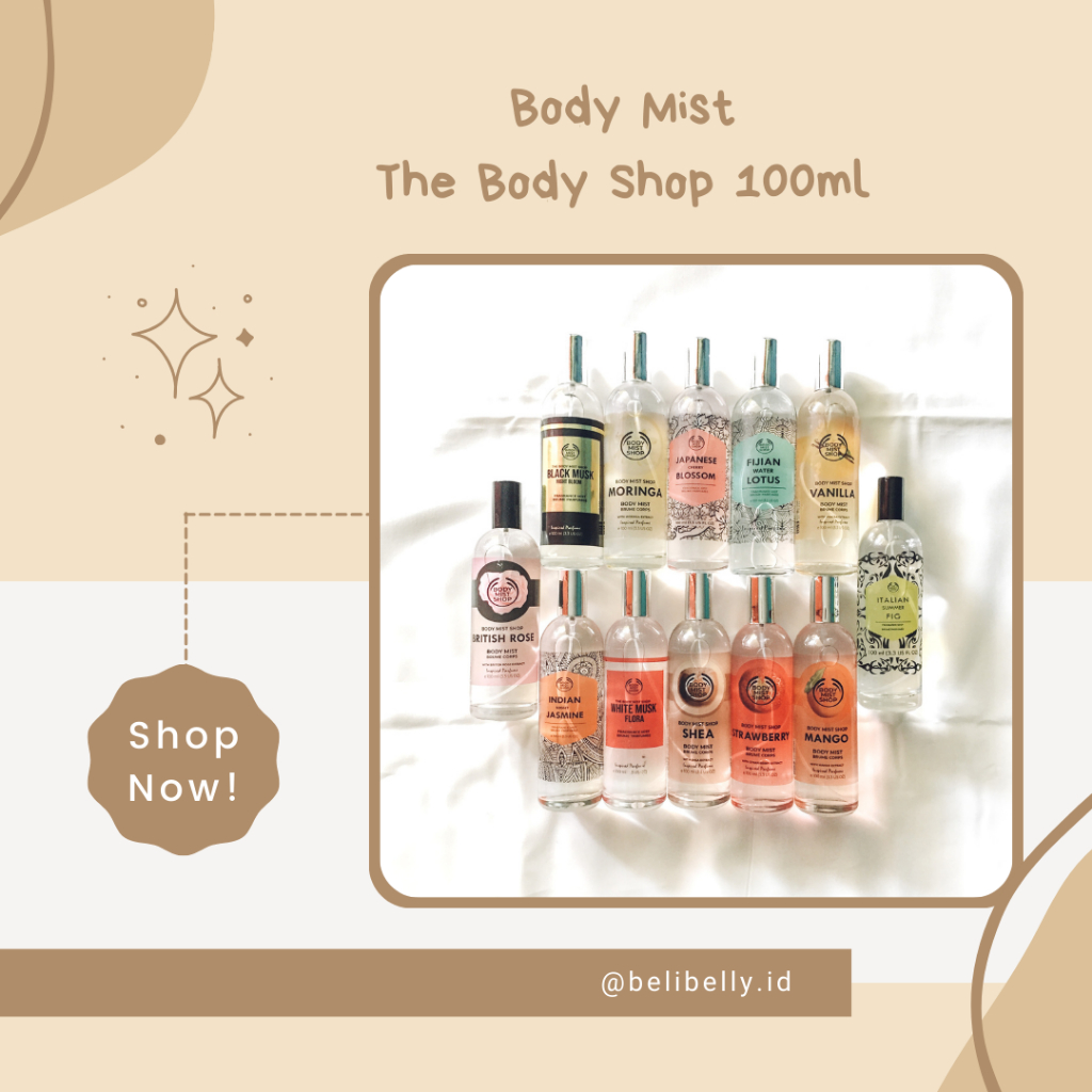 Jual BODY MIST SHOP INSPIRED PARFUM 100ML | Shopee Indonesia