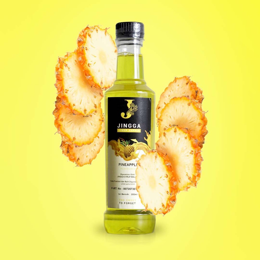 Jual JINGGA Pineapple Syrup 350 ml - Sirup Flavor Nanas Untuk Mocktail ...