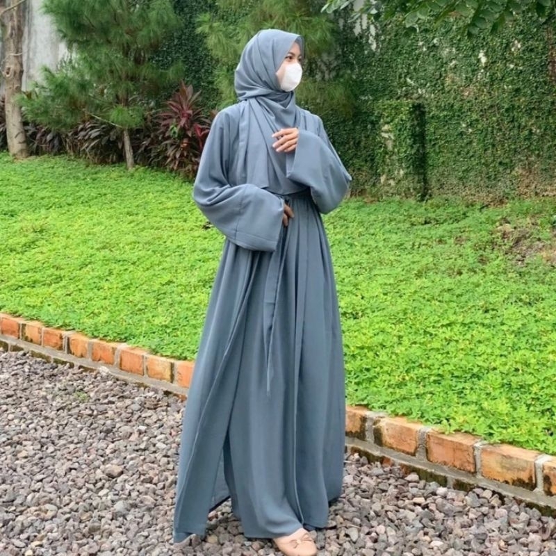 Jual KhilyaaFashion-GAMIS ABAYA MEDINA (BONUS HIJAB PASHMINA) TERBARU ...