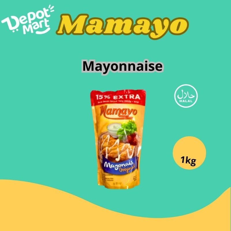 Jual DepotMart - Mayones Mamayo Saos Mayonnaise 1KG | Shopee Indonesia