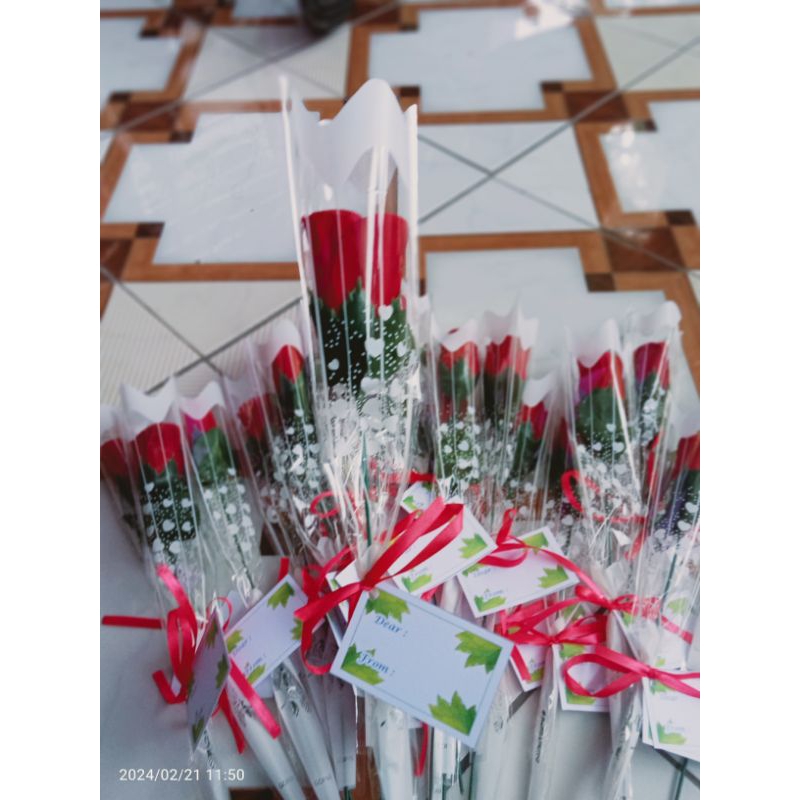Jual bunga mawar satu tangkai (single rose) | Shopee Indonesia