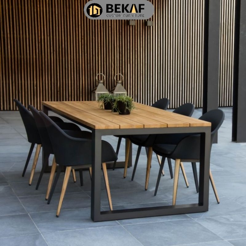 Jual BEKAF | Meja Makan Industrial | Shopee Indonesia