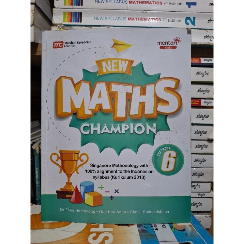 Jual buku new maths champion 6 textbook 6 | Shopee Indonesia