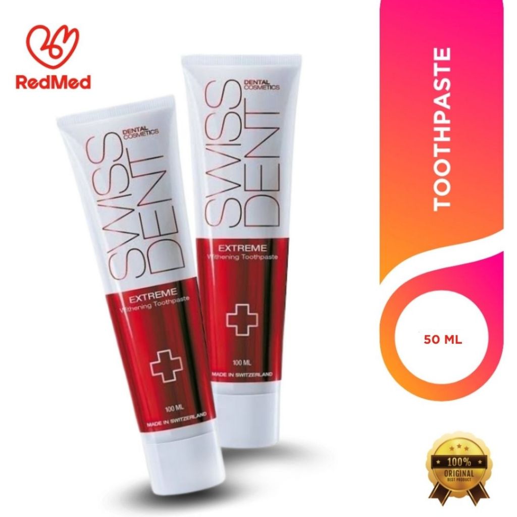 Jual SWISSDENT EXTREME TOOTHPASTE 50ML | Shopee Indonesia