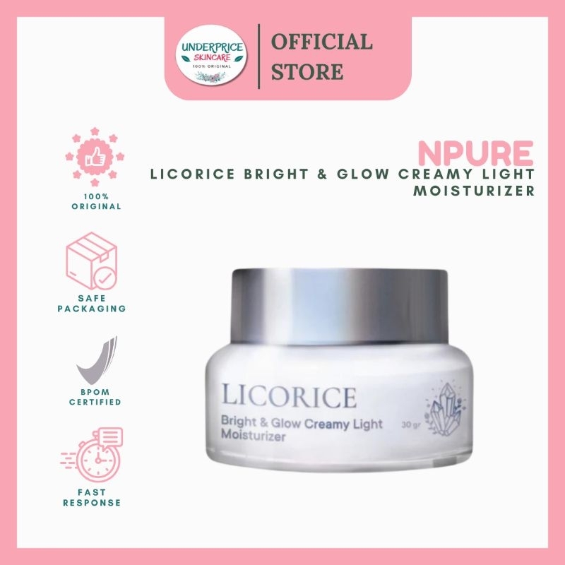 Jual NPURE Licorice Creamy Light Moisturizer | Shopee Indonesia