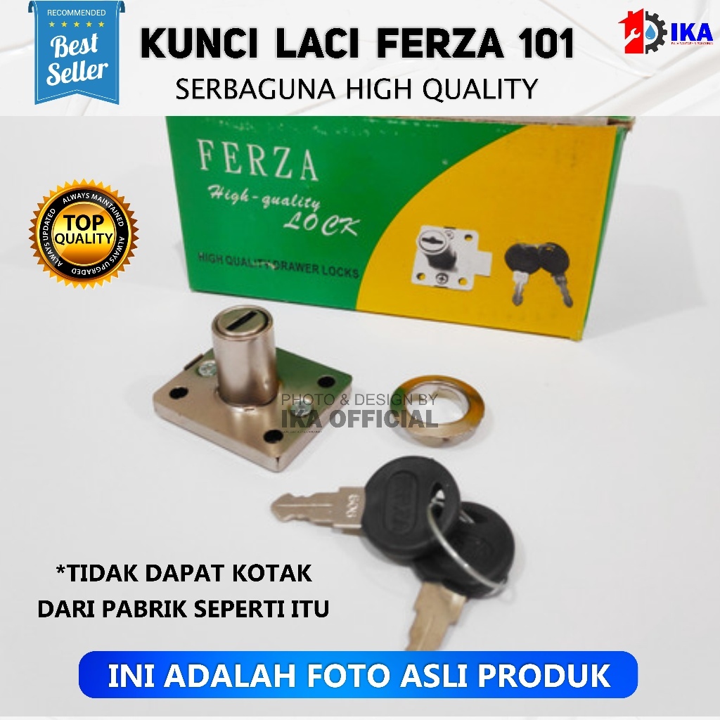 Jual Kunci laci Kecil FERZA 101 / kunci lemari / skrup sekrup / Kunci ...