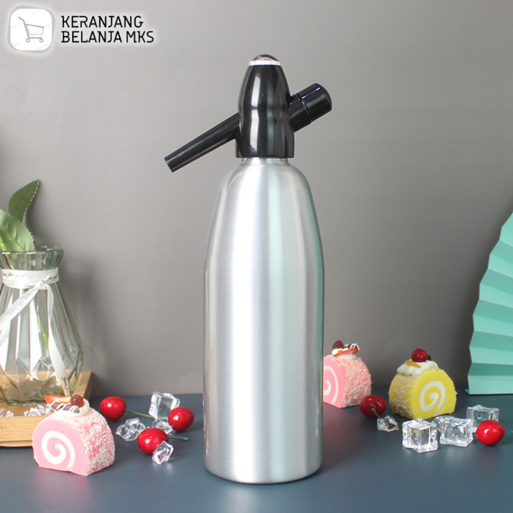 Jual Botol Pembuat Soda / Soda Syphon Siphon Maker 1 Liter / Alat ...