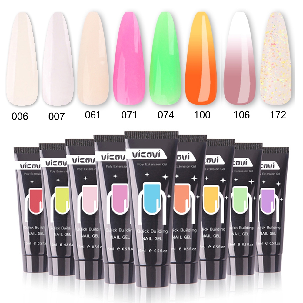 Jual [Ready & New] POLYGEL ACRYLIC GEL 15ml / ACRYL GEL Poly Gel Nail ...