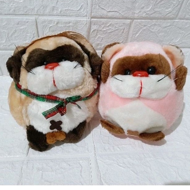 Jual boneka sepasang couple hewan binatang rakun. red panda. rare ...