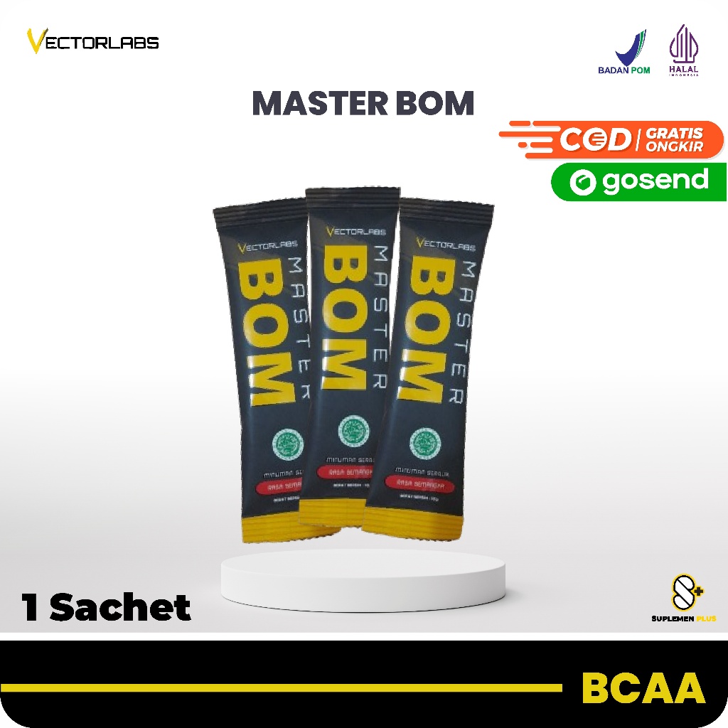 Jual Vectorlabs Master BOM BCAA 1 Sachet 1 Serving | Shopee Indonesia