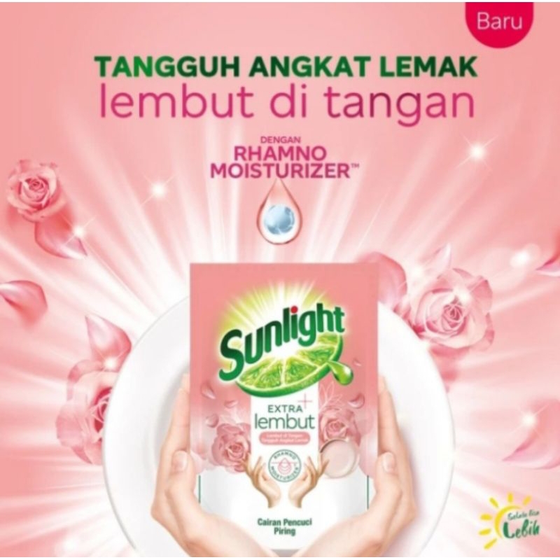 Jual SUNLIGHT sabun cair EXTRA LEMBUT CUCI PIRING 600ML | Shopee Indonesia