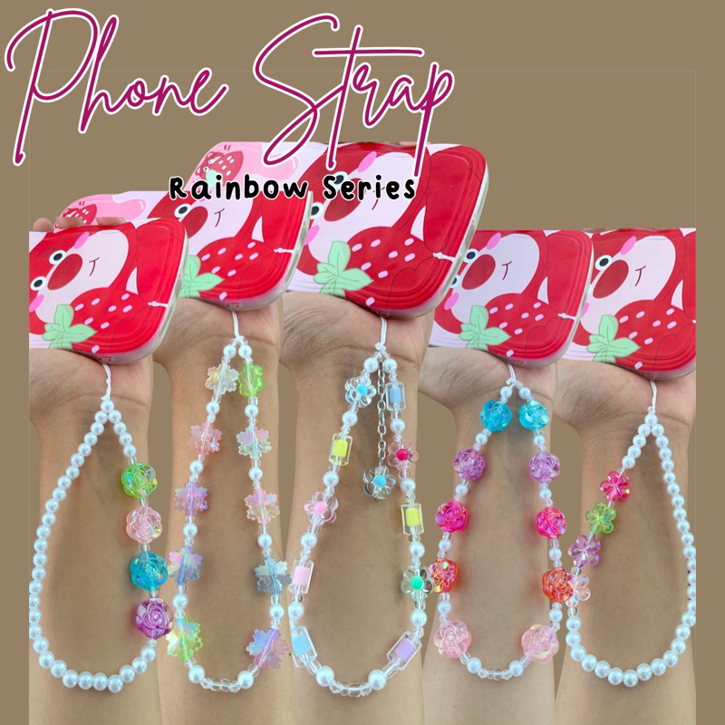 Jual Strap Phone/ Tali Gantungan HP Rainbow Series | Shopee Indonesia