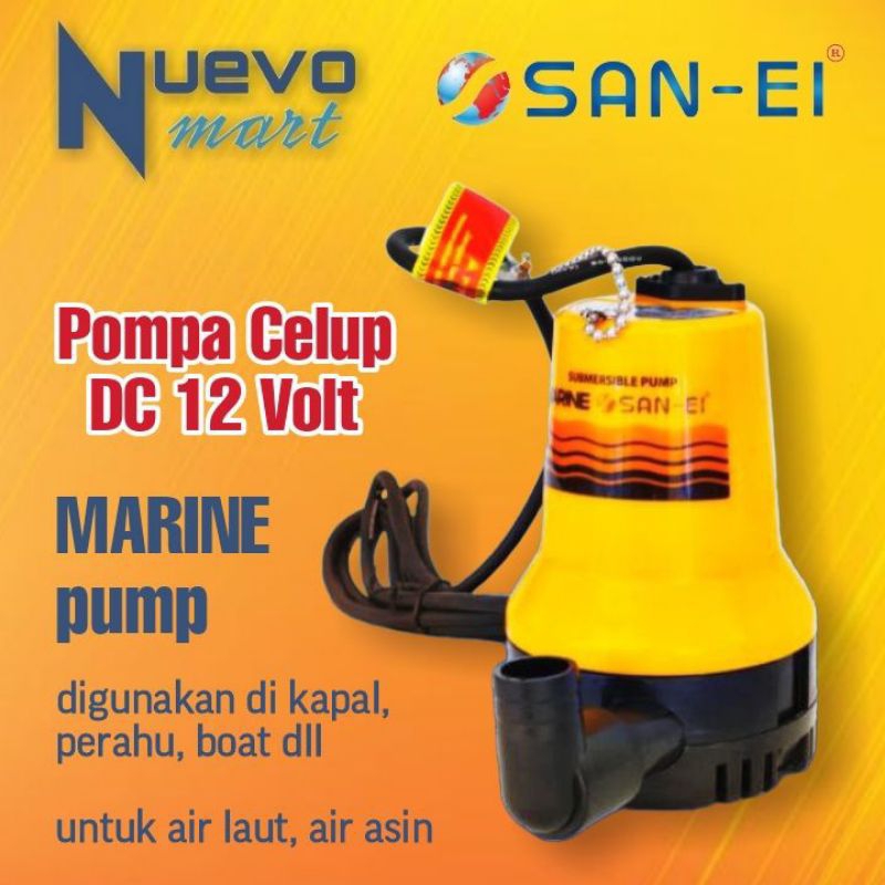 Jual Pompa Celup 12V DC SAN EI SE 2512 S / Pompa Kapal Marine Arus DC ...