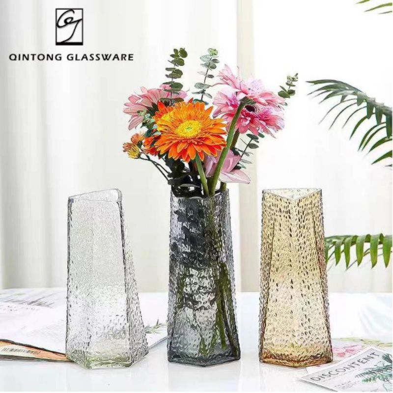 Jual Vas Bunga Aesthetic Dekorasi Interior Ruang Tamu Model Triangle ...