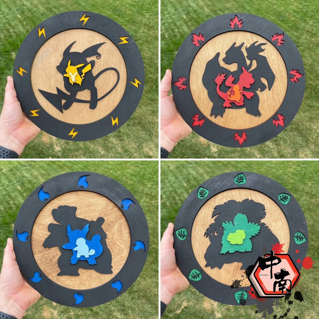 Jual Wall Panel Multilayer Pokemon Evolutions Stacked Signs | Shopee ...