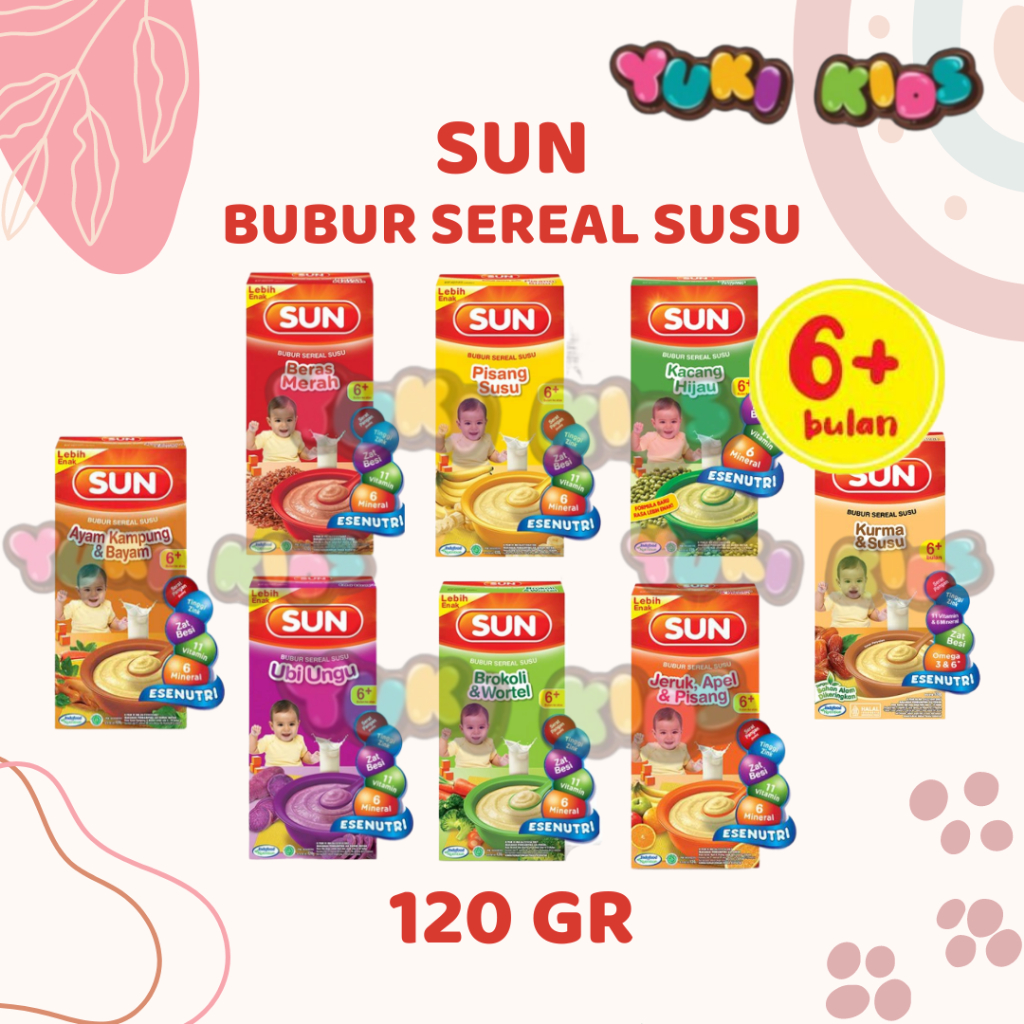 Jual Bubur Sun 120gr (6 Bulan Ke Atas) | Shopee Indonesia