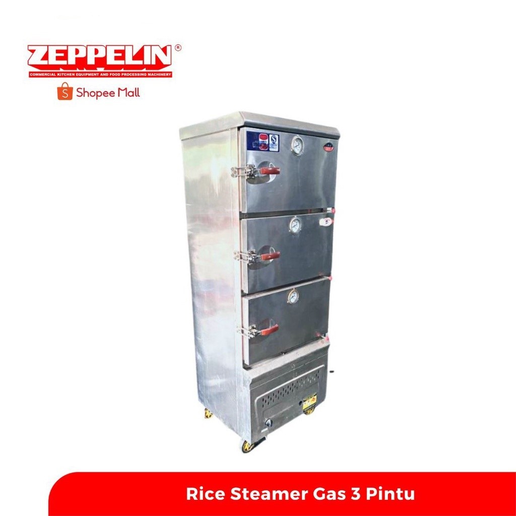 Jual Zeppelin Rice Steamer Gas 3 Pintu / Lemari Steamer 3 Pintu ...