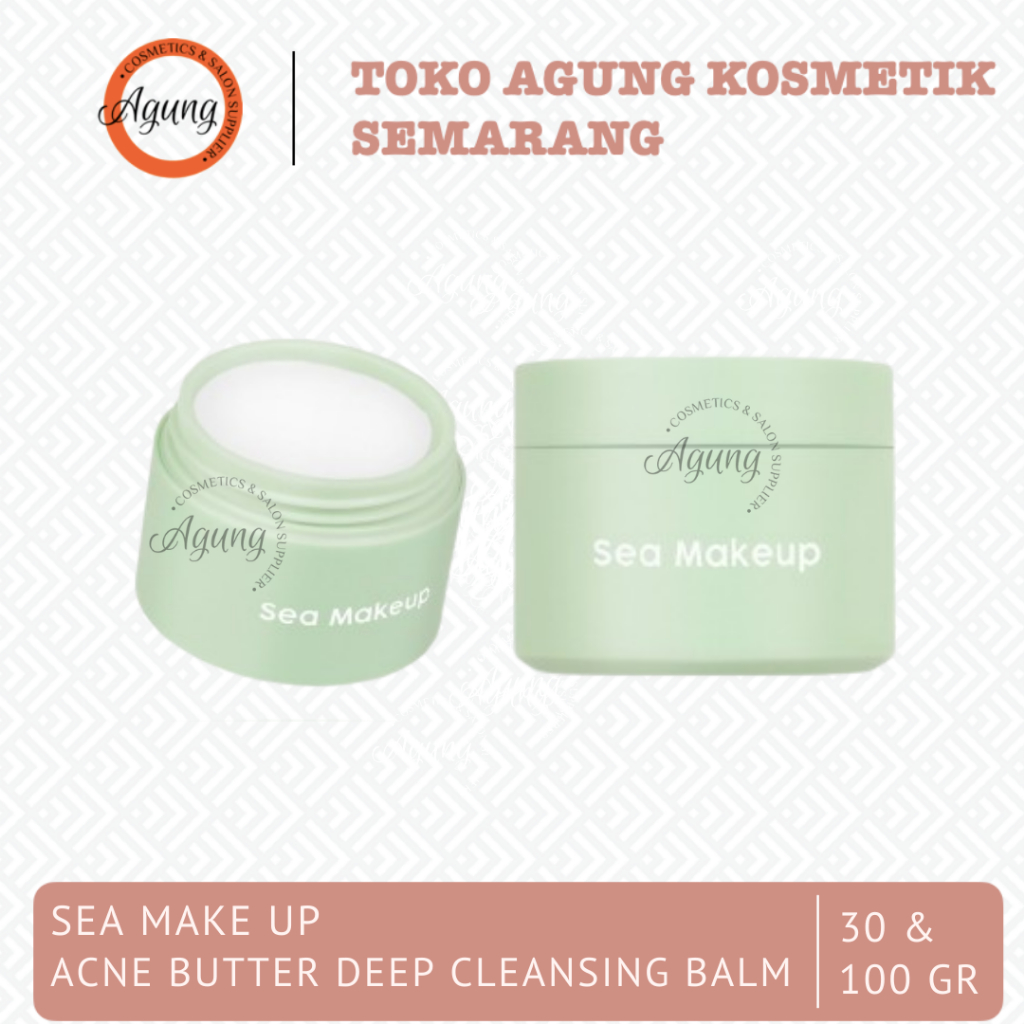 Jual ️ Sea Make Up Acne Butter Deep Cleansing Balm 100gr & 30gr ...