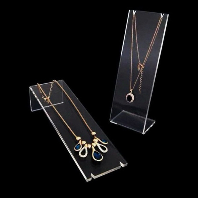 Jual Display Akrilik Kalung Display Pajangan Kalung Stand Perhiasan ...