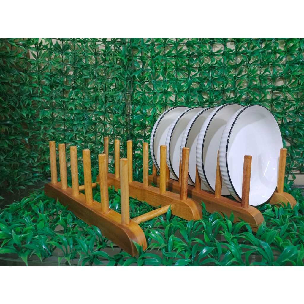 Jual HSM Rak Piring/Rak Gelas/Rak Buku/Rak Serbaguna/Disk Rack Kayu ...