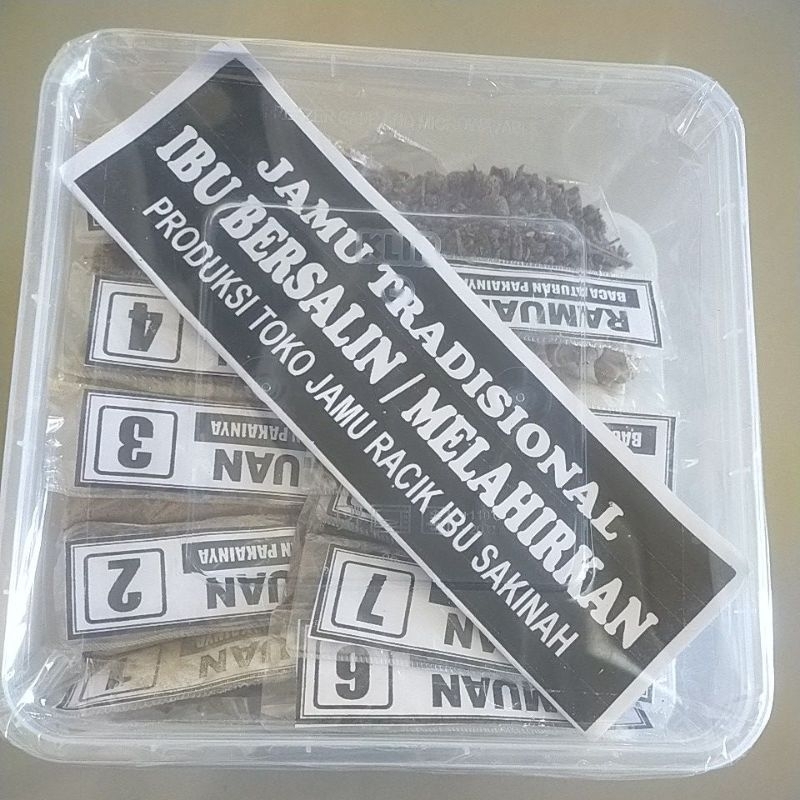 Jual jamu tradisional ibu bersalin/melahirkan lengkap 40hari | Shopee ...