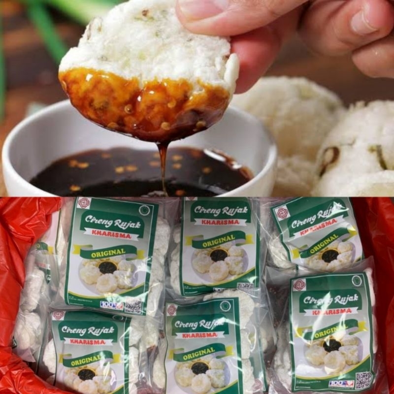 Jual Rujak Cireng isi 20 +sambal rujak frozen/ Kharisma cireng rujak ...