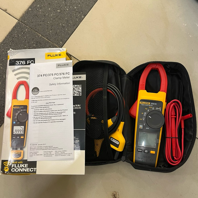 Jual Fluke 376 FC True-RMS Clamp Meter | Shopee Indonesia