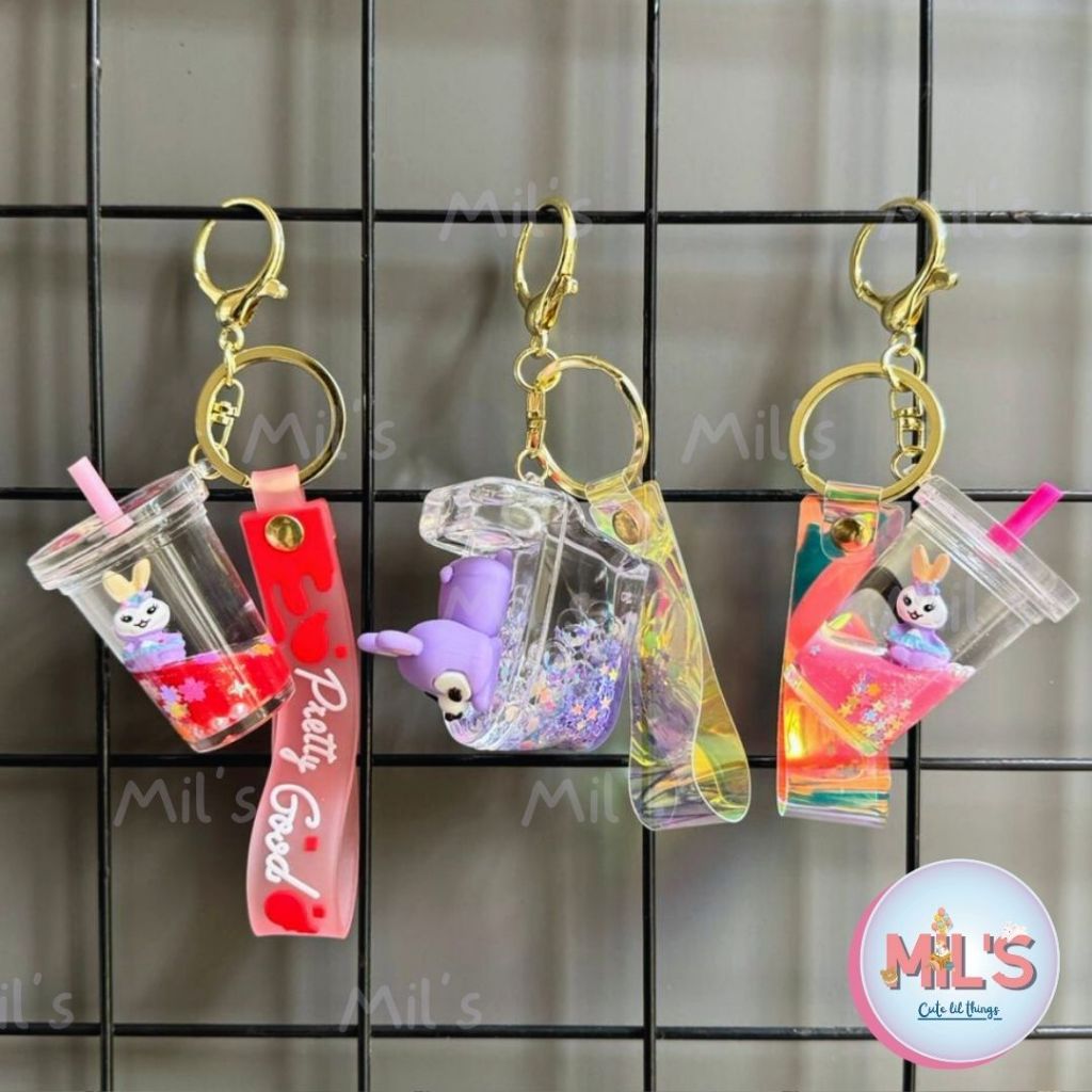Jual [CUTE MIL'S] LIVE SANRIO STELLALOU Keychain Glitter Charcter ...