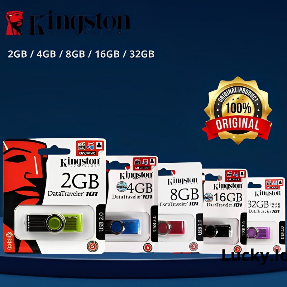 Jual FLASHDISK KINGSTON 2GB / 4GB / 8GB / 16GB / 32GB USB PENYIMPANAN ...