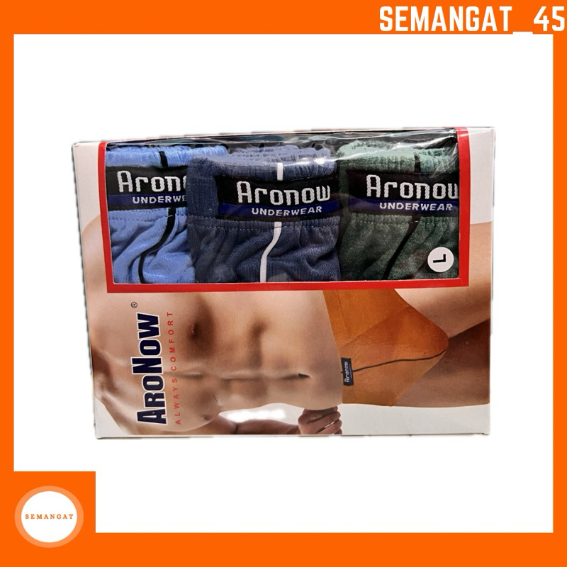 Jual SEMANGAT_45 | Celana Dalam Aronow Regular M-XL 2168 | Shopee Indonesia